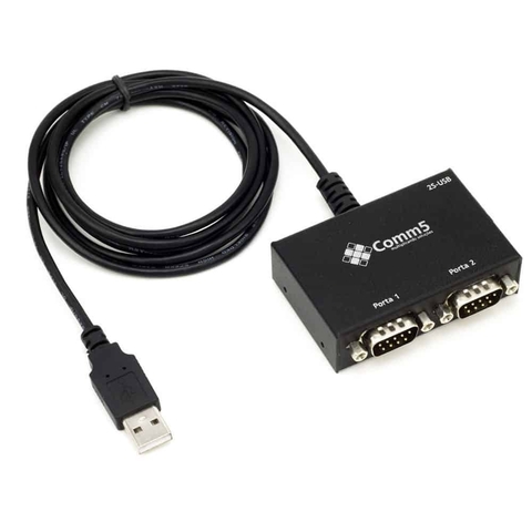 Conversor de USB para 2 saídas seriais RS232 ( 2S-USB )