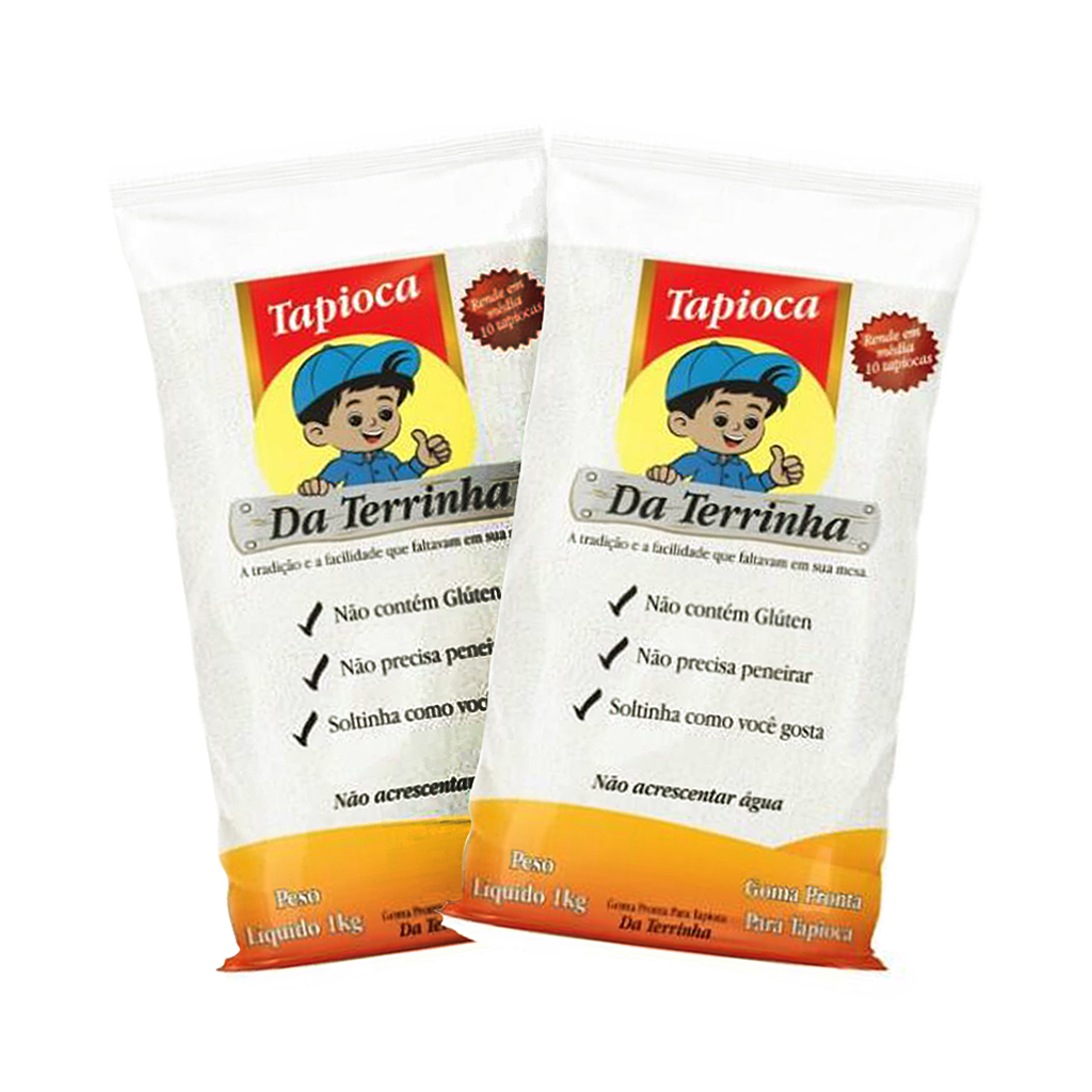 Goma Pronta De Tapioca Da Terrinha 1Kg - 1 Unidade