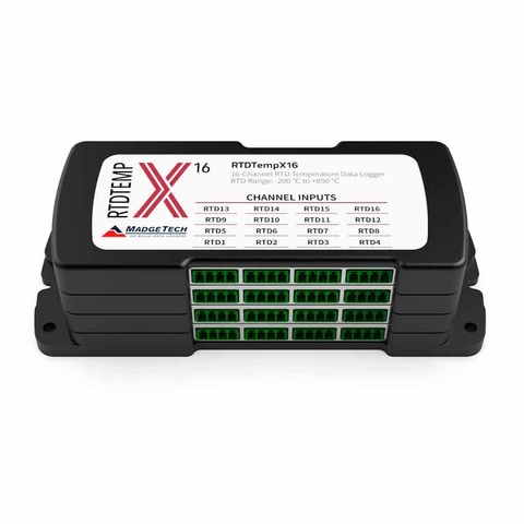 Data Logger de Temperatura para Termopares de 4 a 16 Canais - TCTempX