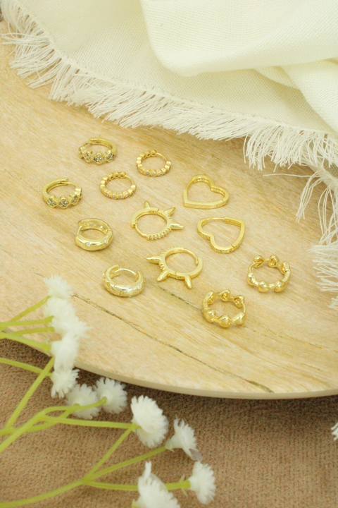 Candonga dorada pequeña - Comprar en LA BIJOUTERIA