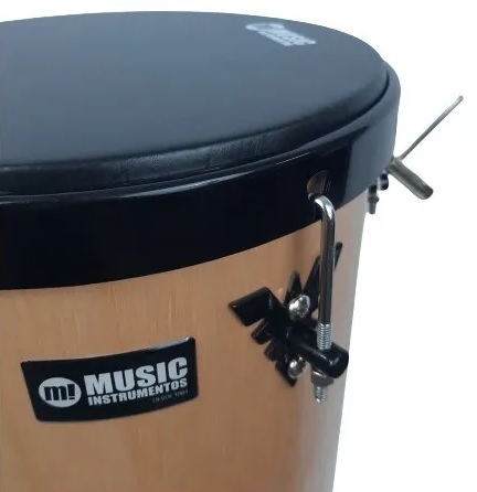 REBOLO 50x12" em madeira e pele de napa - MUSIC