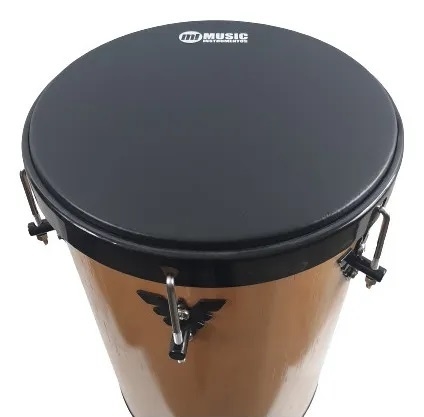 REBOLO 50x12" em madeira e pele de napa - MUSIC