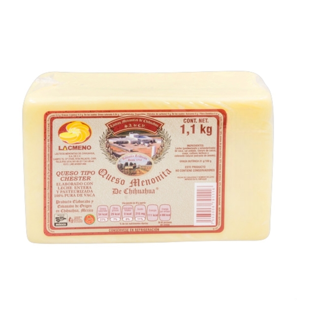QUESO MENONITA 1,1 KG - Buy in The green deli