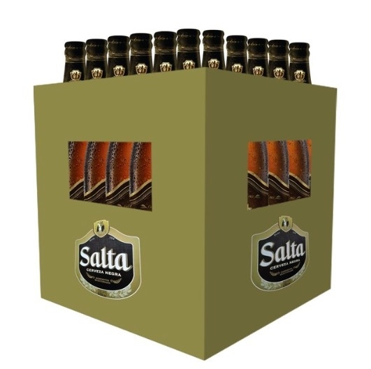SALTA NEGRA CERVEZA x 1000 cc x 12 Und