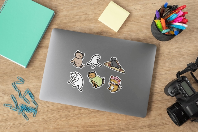 Stickers de gatitos y memes de BaconCats