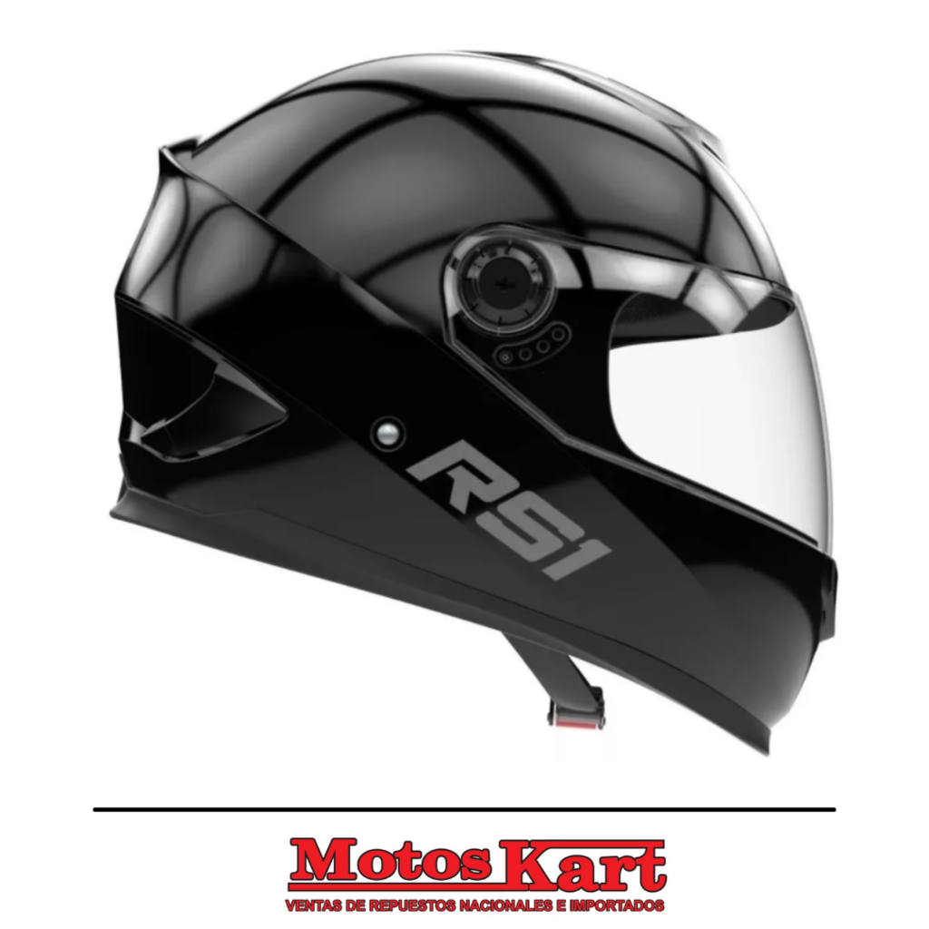 CASCO HAWK RS1 NEGRO BRILLANTE - Comprar en MotosKart