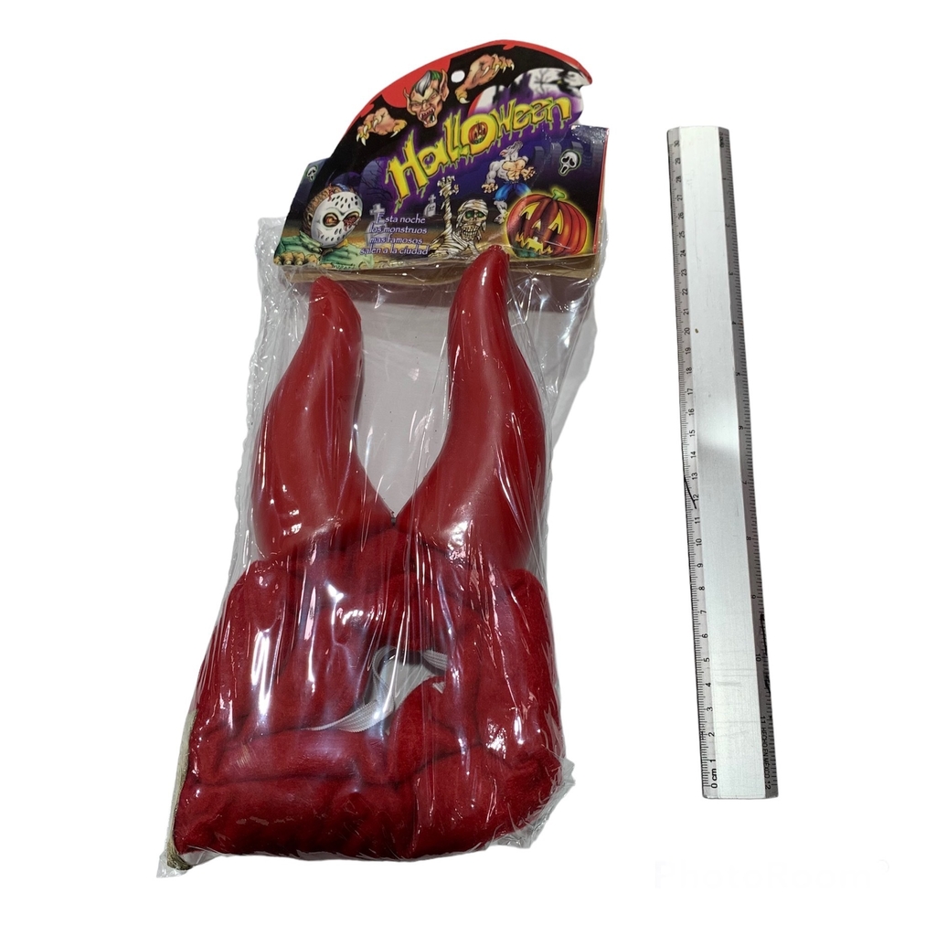 Cola y Cuernos de Diablo Halloween