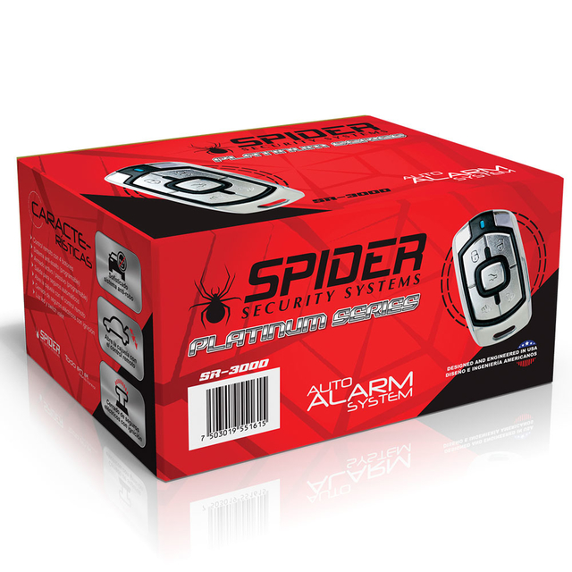 SR-3000 Alarma Spider Seguros Eléctricos