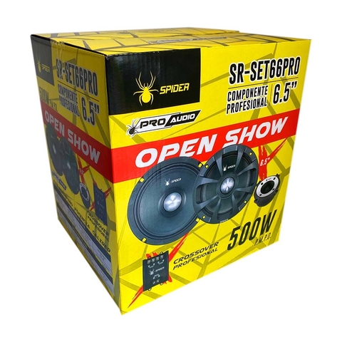 Medios Open Show Spider 6.5 Profesional 300 Watts Sr-w6pro