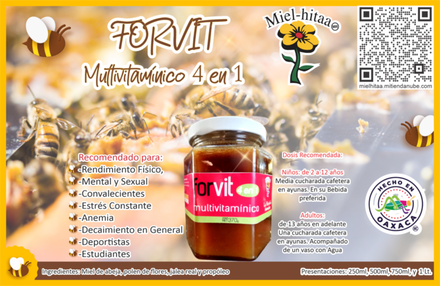 Multivitamínico Forvit 4 en 1 - Comprar en MIEL HITAA