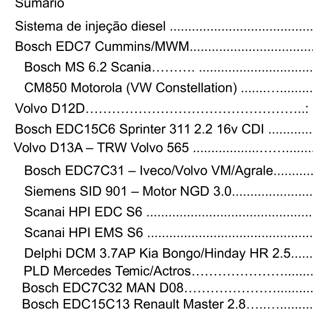 Manual De diagramas Esquemas Reparo De Central Ecu linha Diesel