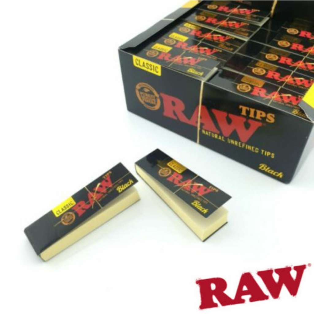 RAW TIPS CARTON BLACK - Comprar en DELTA NINE