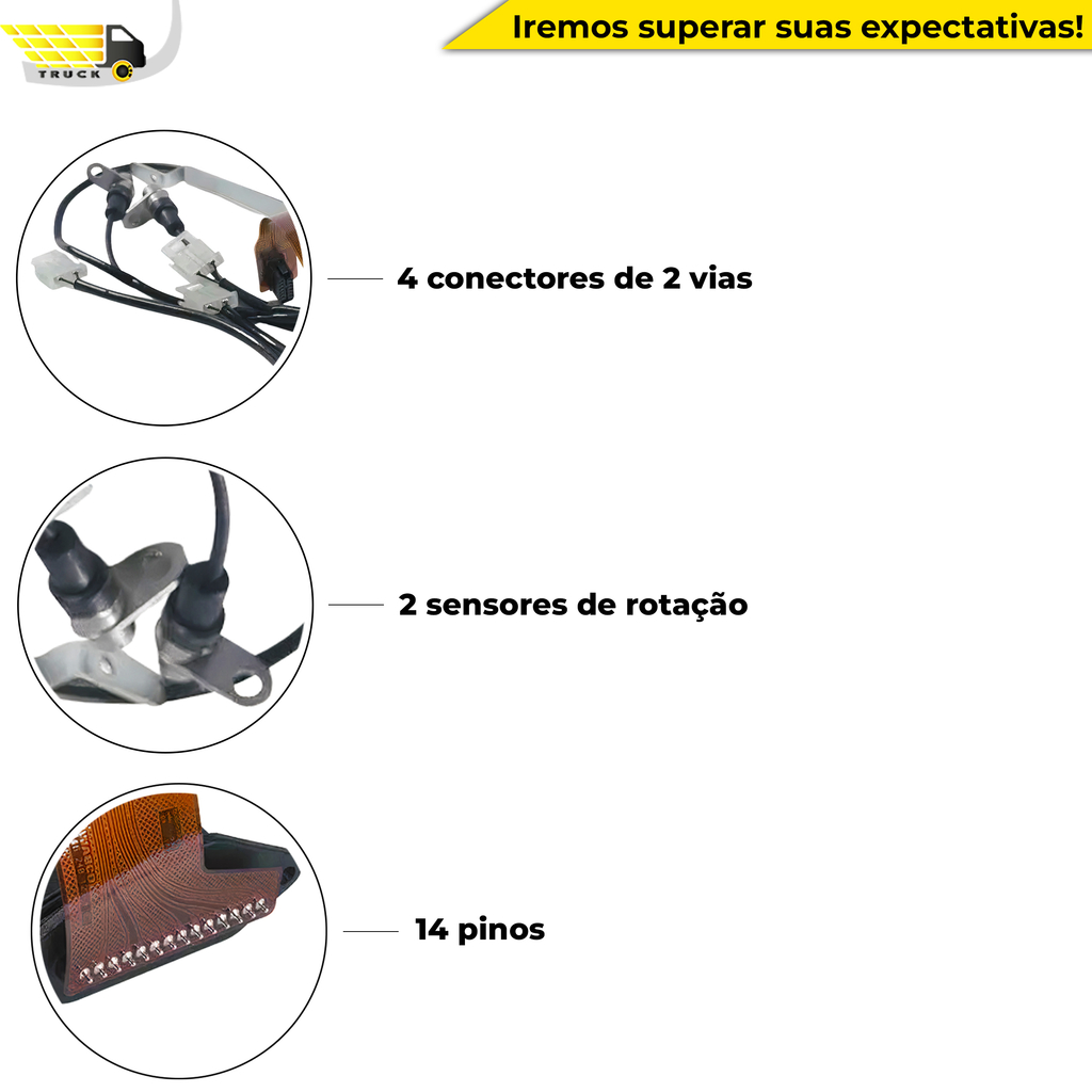 CHICOTE DA TAMPA DA CAIXA DE MUDANCA VOLVO 22117441 (D)