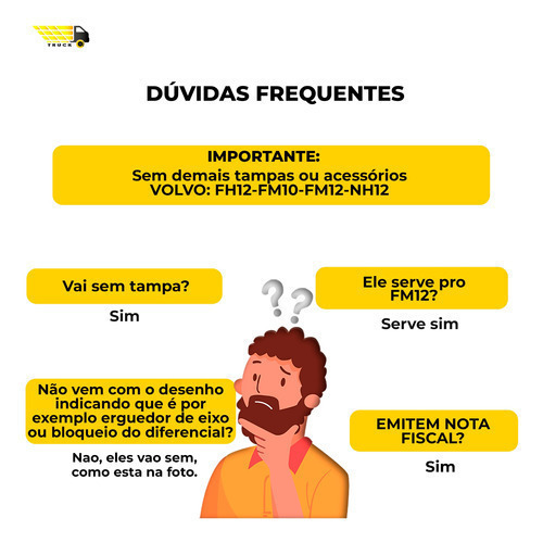 BOTAO BLOQUEIO DIFERENCIAL 3 POSICOES VOLVO FH NH FM 8157759