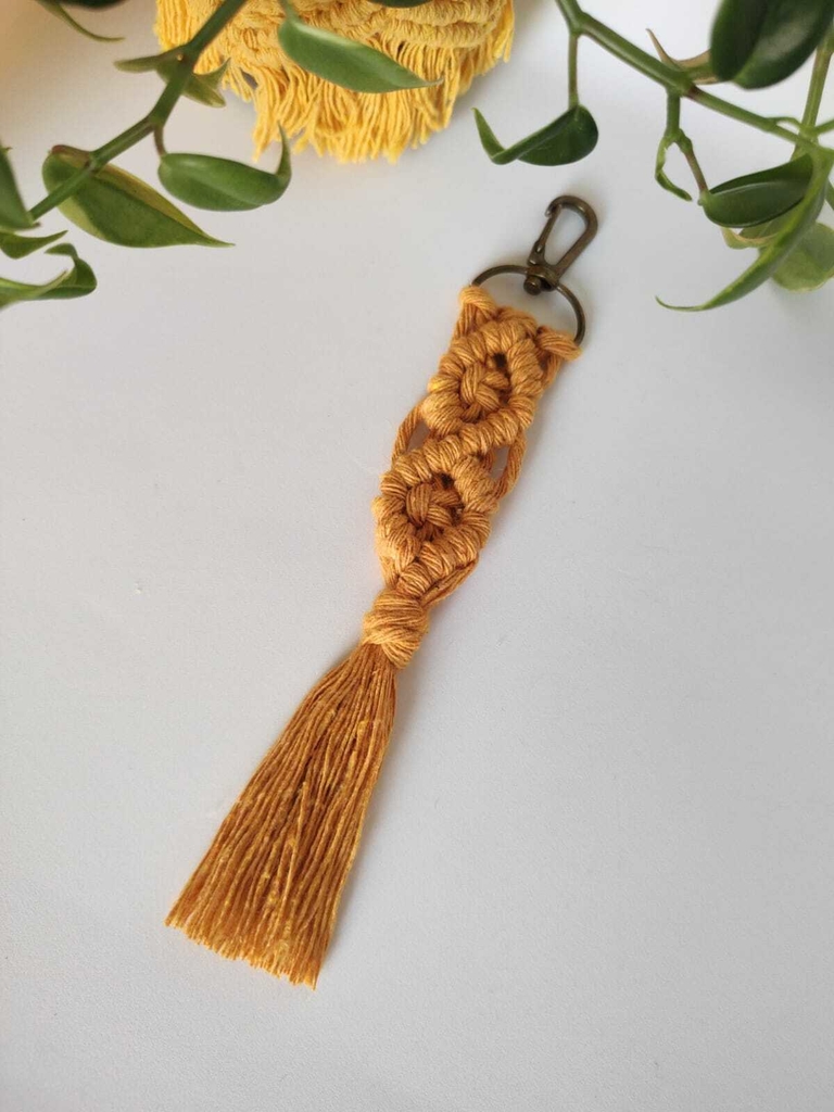 Chaveiro de Macramê - Comprar em Ilumina Macramê