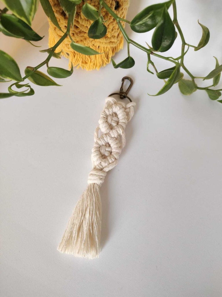 Chaveiro de Macramê - Comprar em Ilumina Macramê