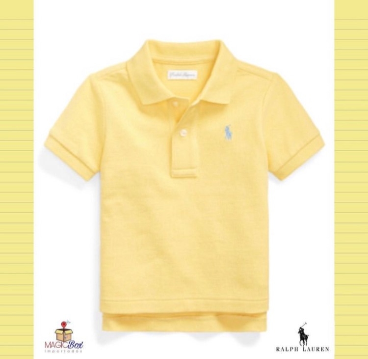 Polo amarela Polo Ralph Lauren - Magic Box Importados