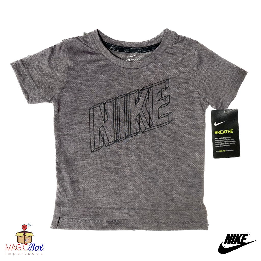 Camiseta Nike dry fit cinza - Magic Box Importados