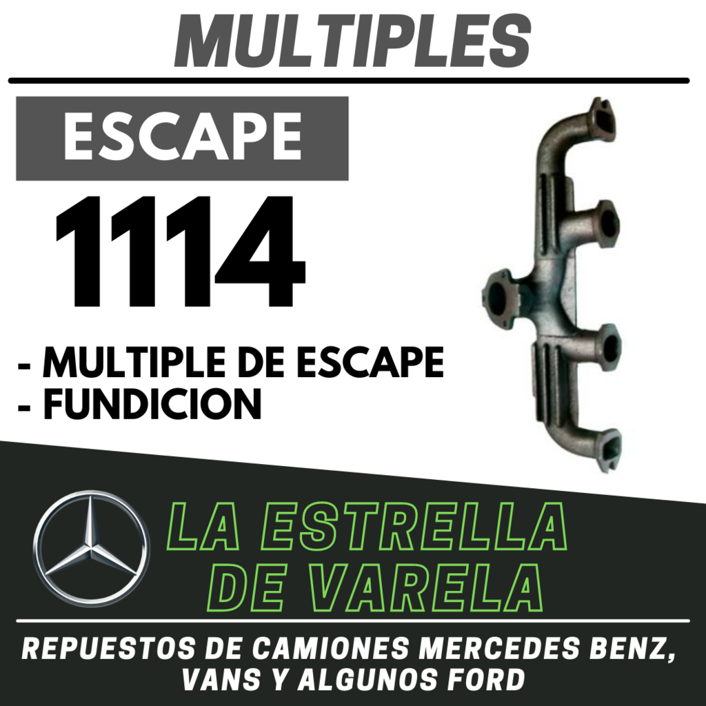 MULTIPLES DE ESCAPE - 1114 - FUNDICION