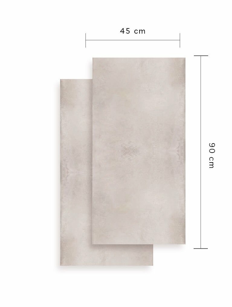 PORCELANATO SÍMIL CEMENTO ILVA COMPACT EVOLUTION 45X90 1RA.CALIDAD