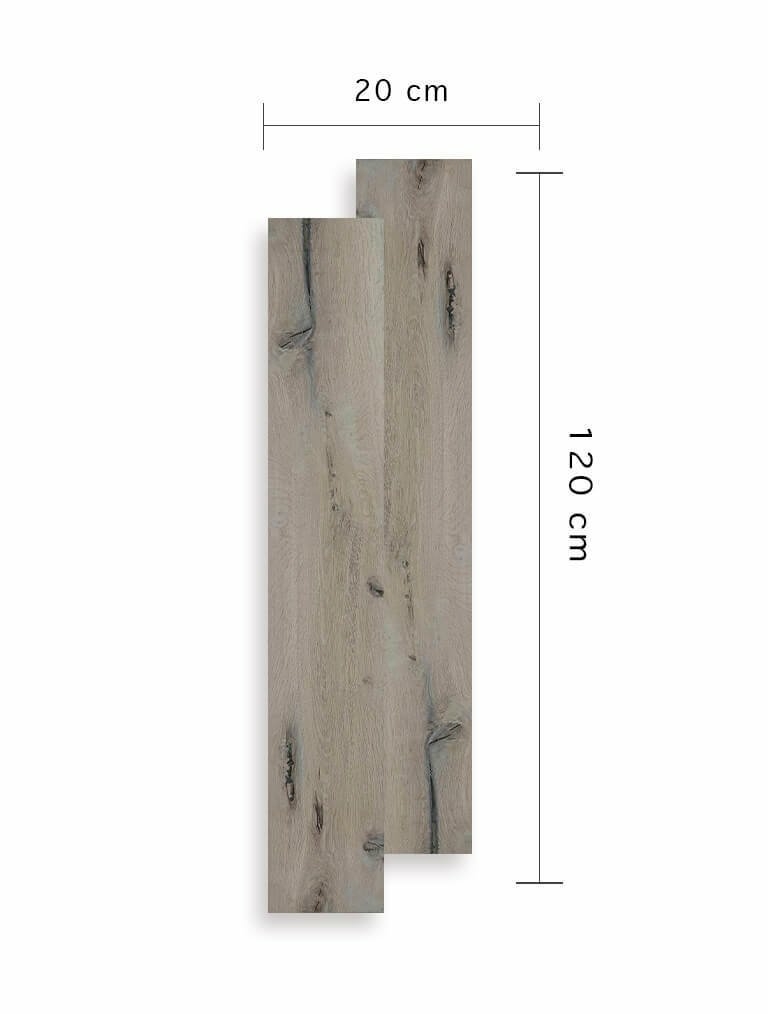 PORCELANATO ILVA ECOWOOD ROVERE 20X120