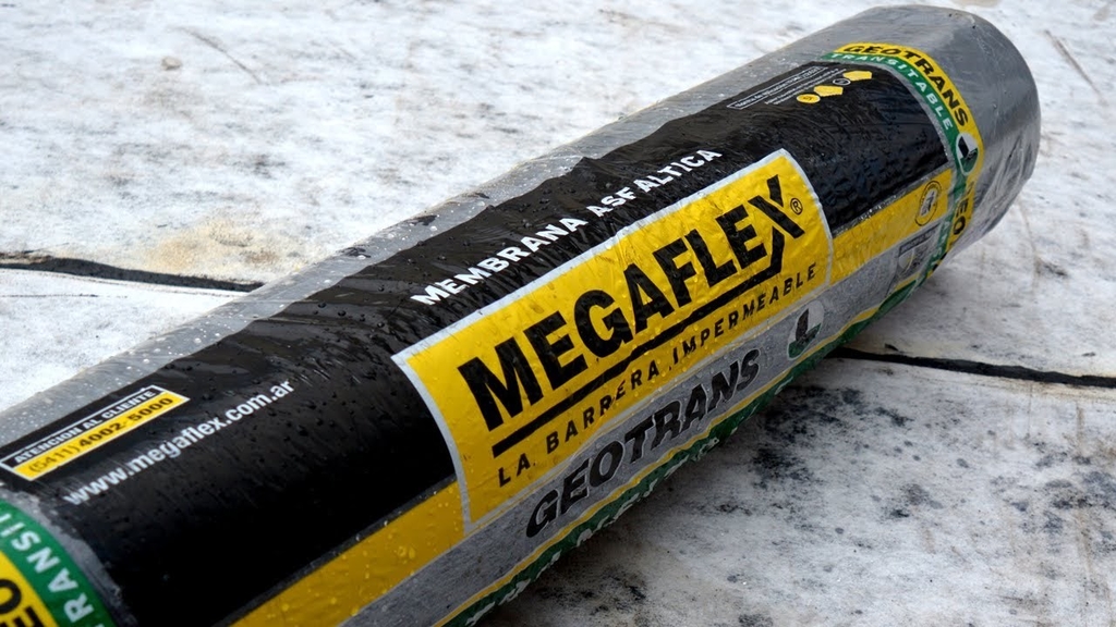Membrana Asfáltica Transitable Megaflex Geotrans 40 Kgs