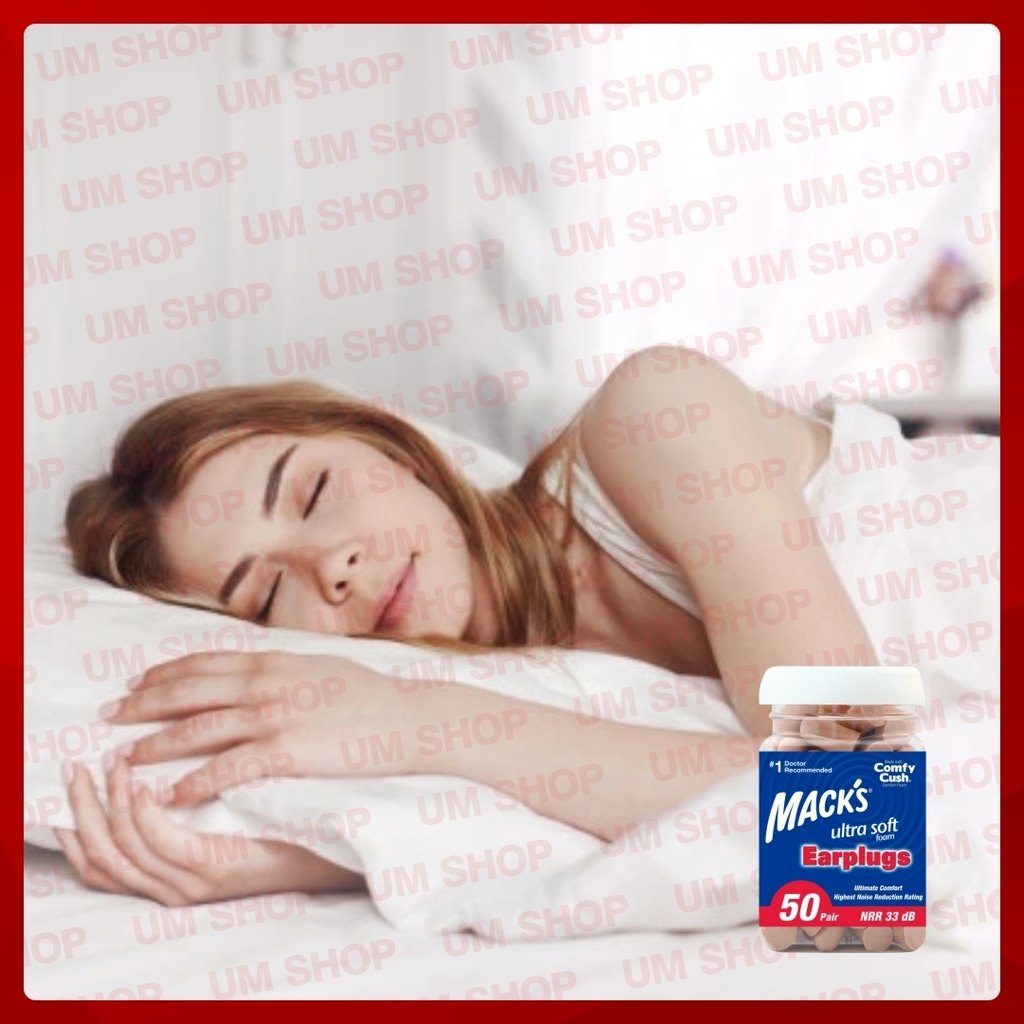 Protetor Auricular Espuma Macks Ultra Soft Foam 33dB 50 Pares