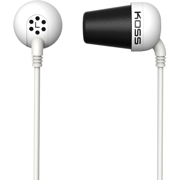 Fone de Ouvido Koss The Plug Branco Original Intra Auricular