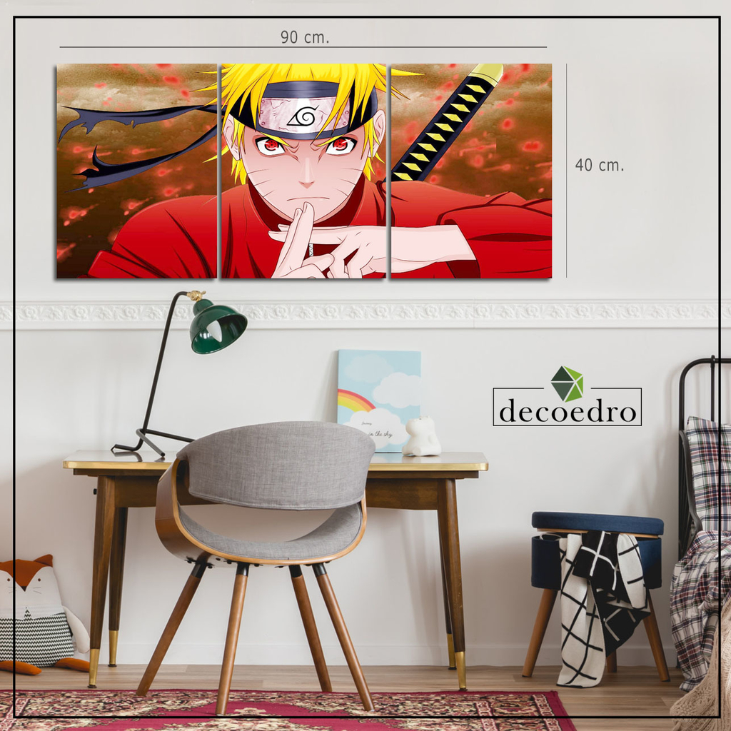 Cuadro Naruto Rojo - Comprar en decoedro