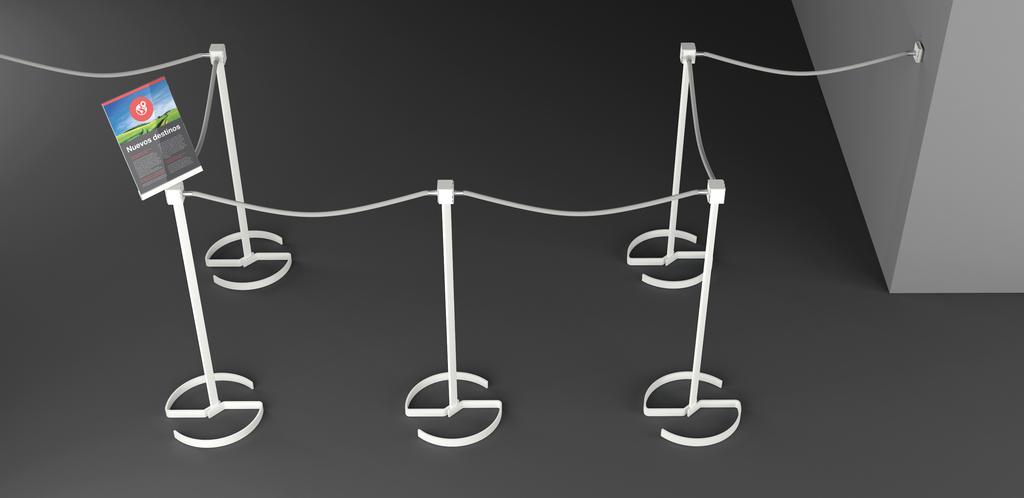 Separadores de Fila Línea Fractal - Tensocable