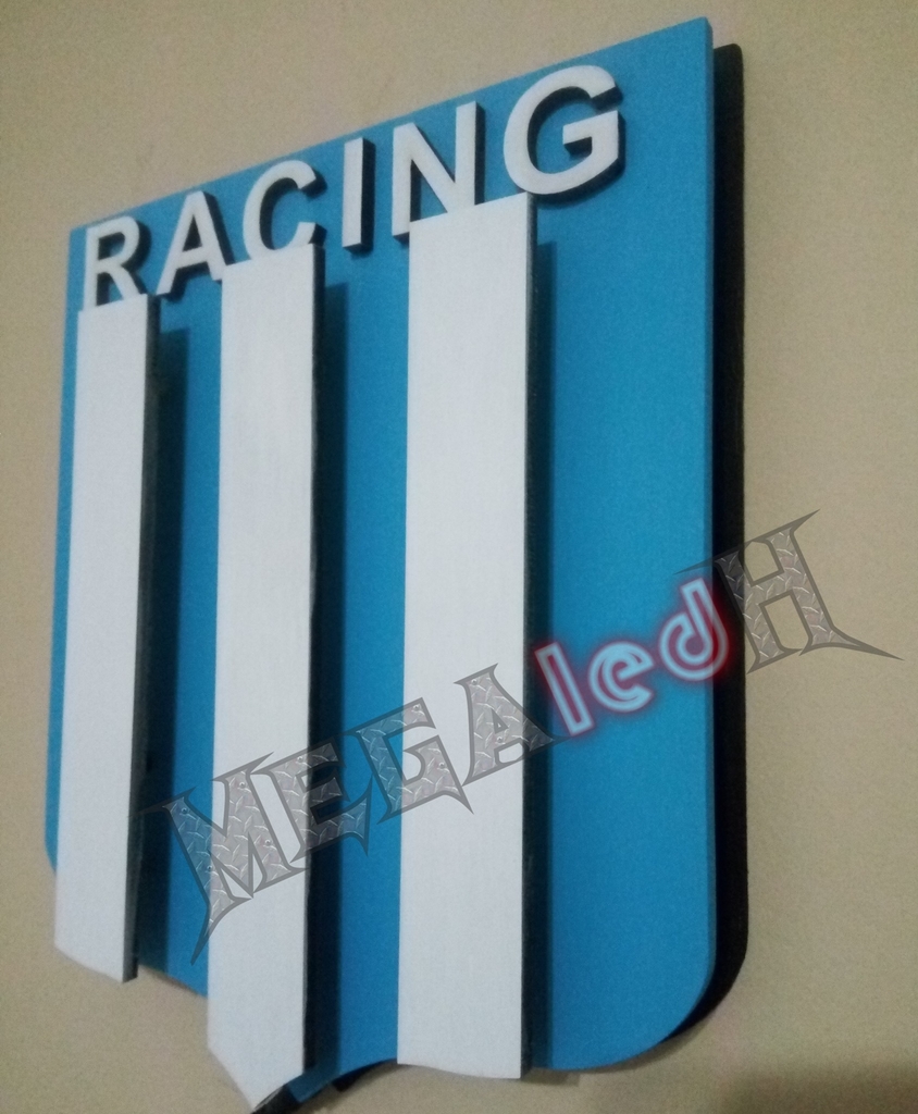 CUADRO LED RACING CLUB AVELLANEDA