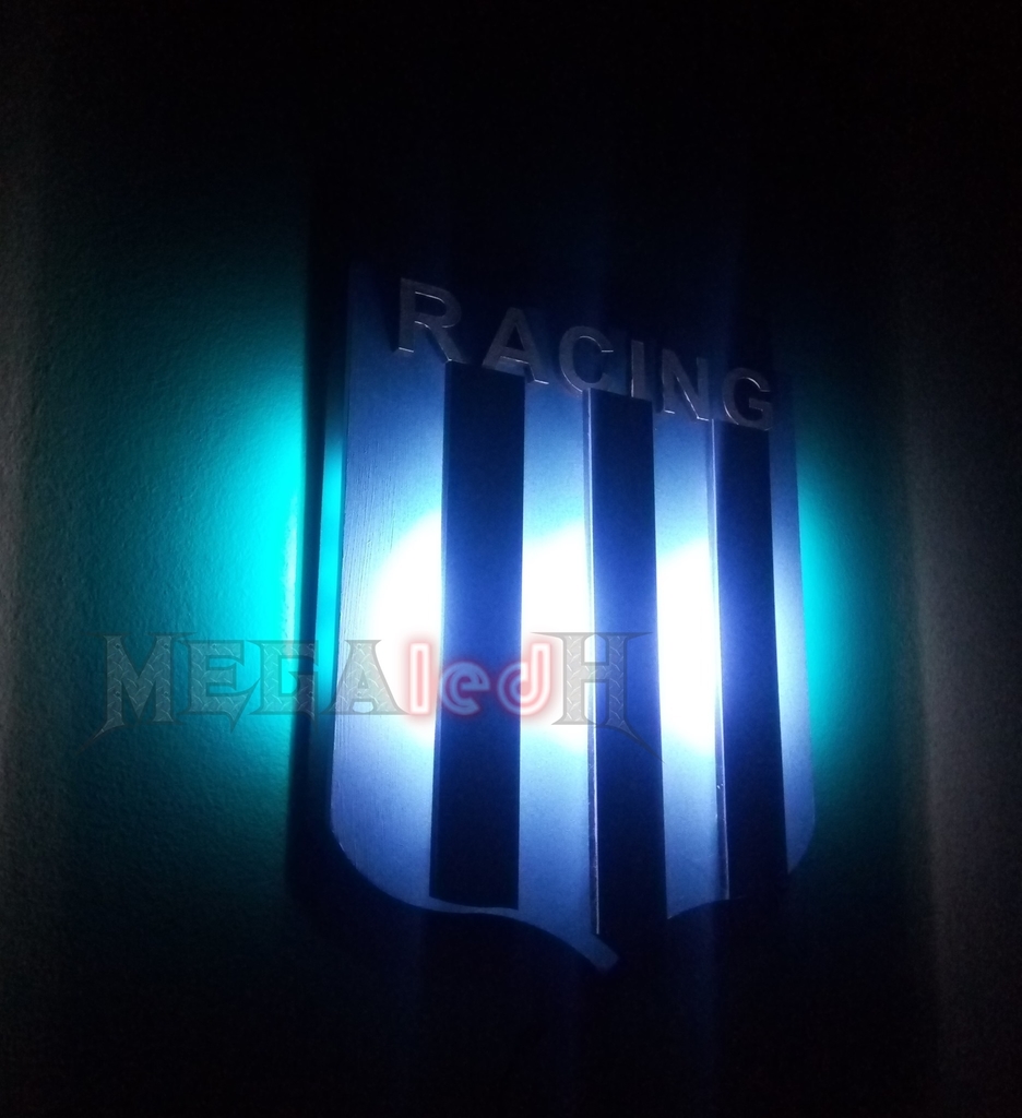 CUADRO LED RACING CLUB AVELLANEDA