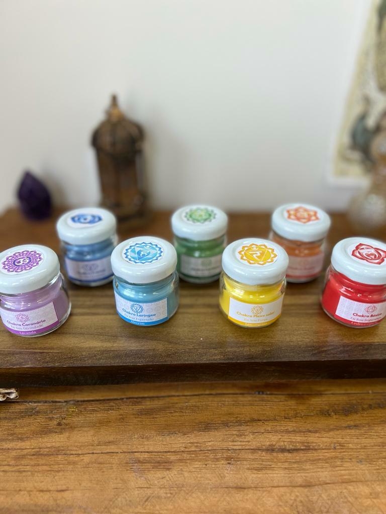 Chakras baby candles - Gokai Artes e Alquimia Natural