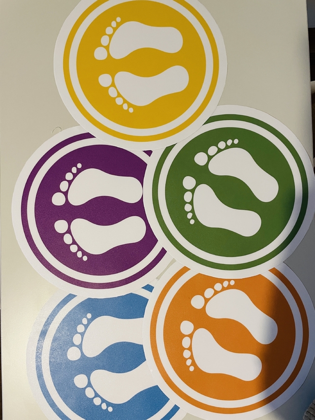 Pack x4 círculos vinilos Funsteps - FunSteps