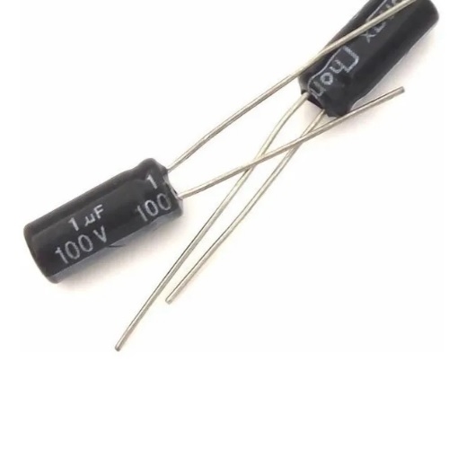 Capacitor eletrolítico radial 1uf 100v - Intertronix