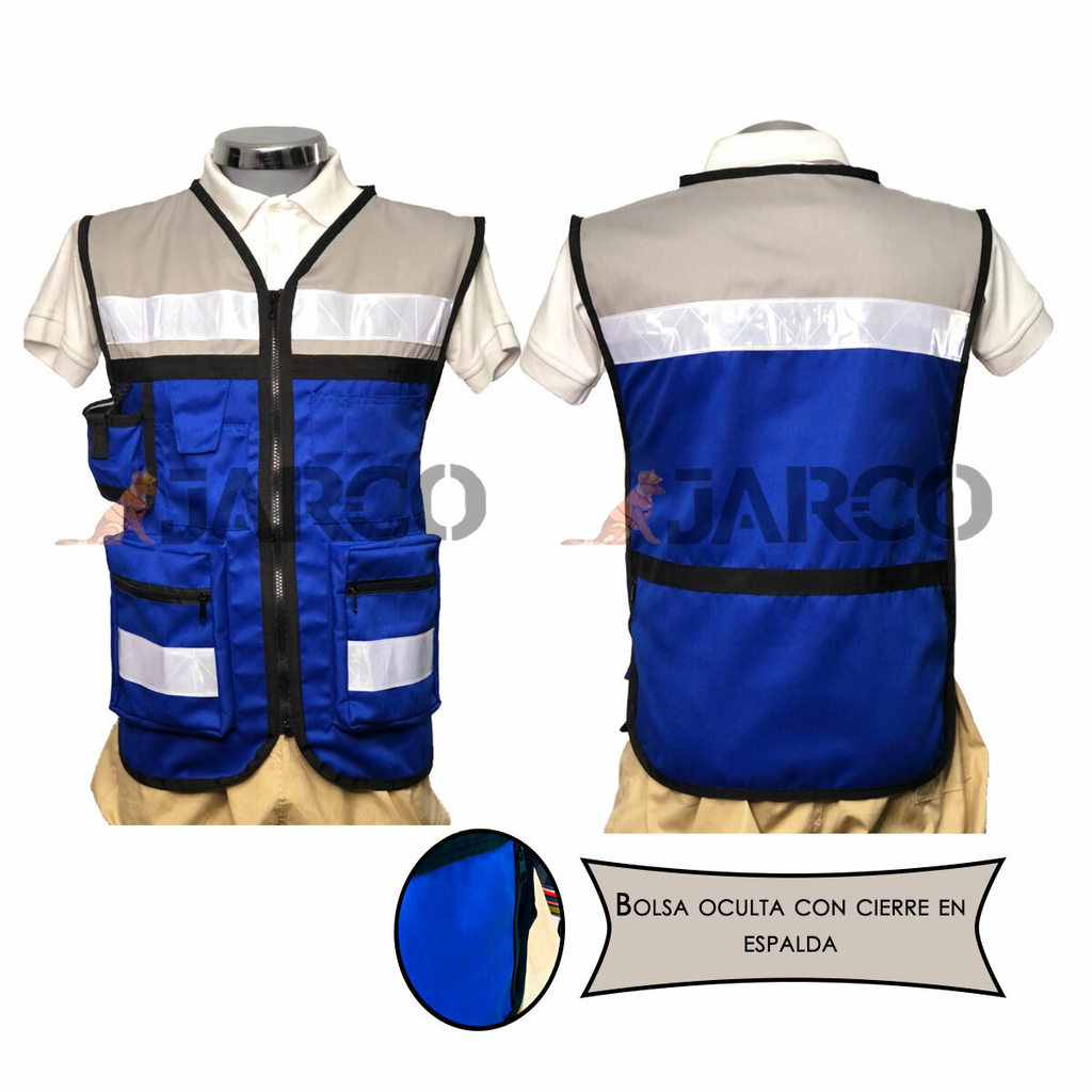 CHALECO BRIGADISTA BICOLOR - JARCO chalecos brigadistas