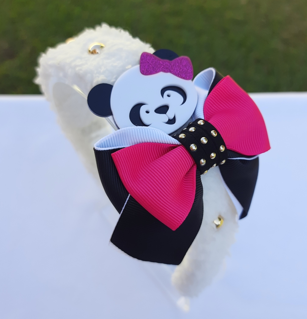 Tiara Teddy Panda - Comprar em Entrelaçando