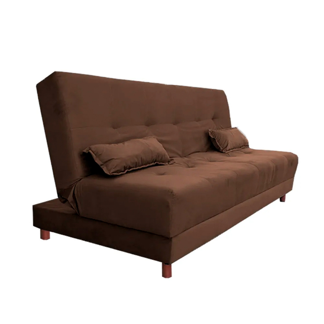 Sofa Cama MDP Catania Cor 01 Marrom