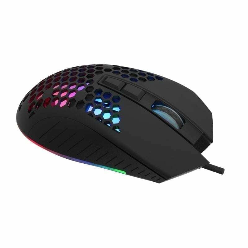 Mouse Gamer Philips G201 6400 Dpi Liviano Rgb Gaming Pc