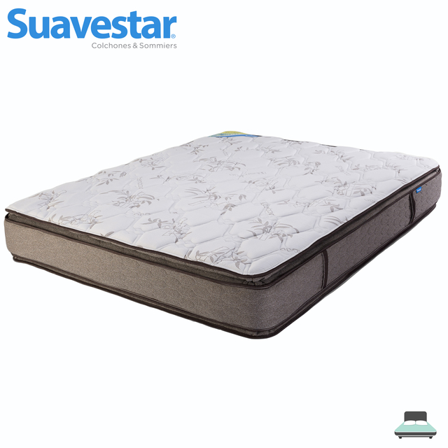 Colchón Suavestar Bamboo Pillow Top - La Colchoneria