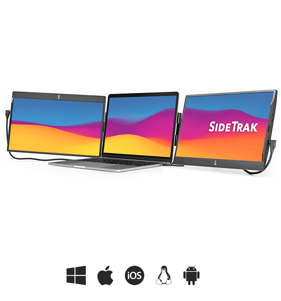SideTrak Swivel 14" Attachable Portable Monitor for Laptop l Extensor ...