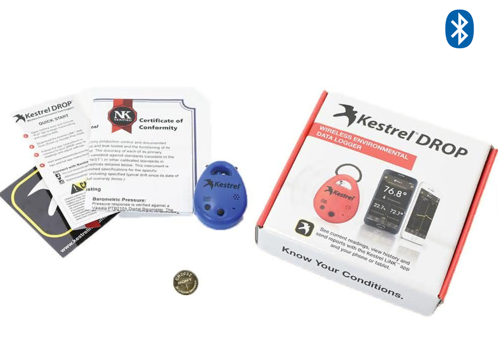 Kestrel Drop 2 Smart Humidity Data Logger | Monitoramento e Remediação ...