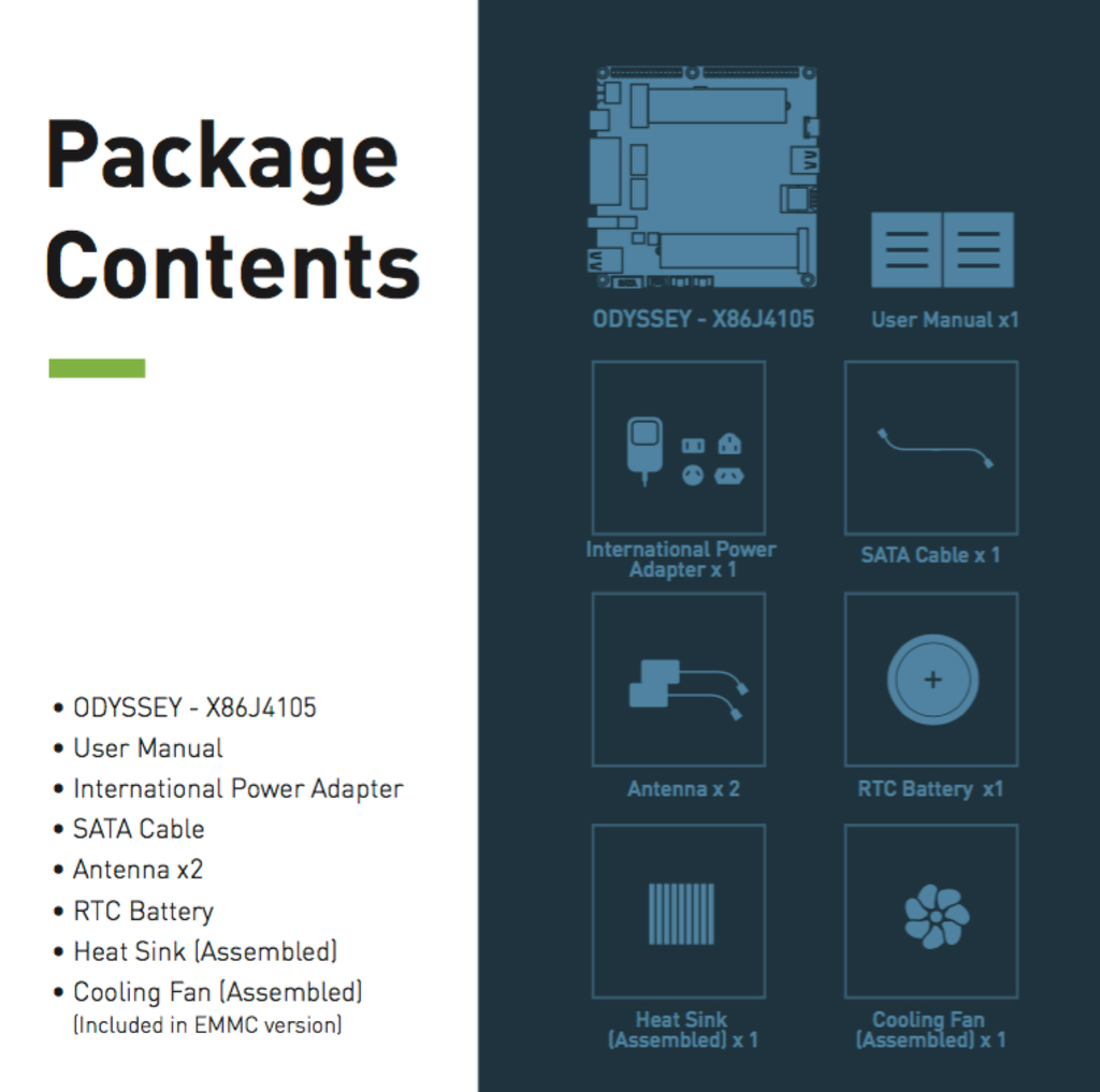 Studio Odyssey Mini PC Win10 Linux Arduino | Quad-Core 2.0-2.7GHz | 8GB ...