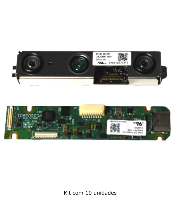 Intel RealSense Depth Module D430 + Vision Processor D4 Board Bundle ...
