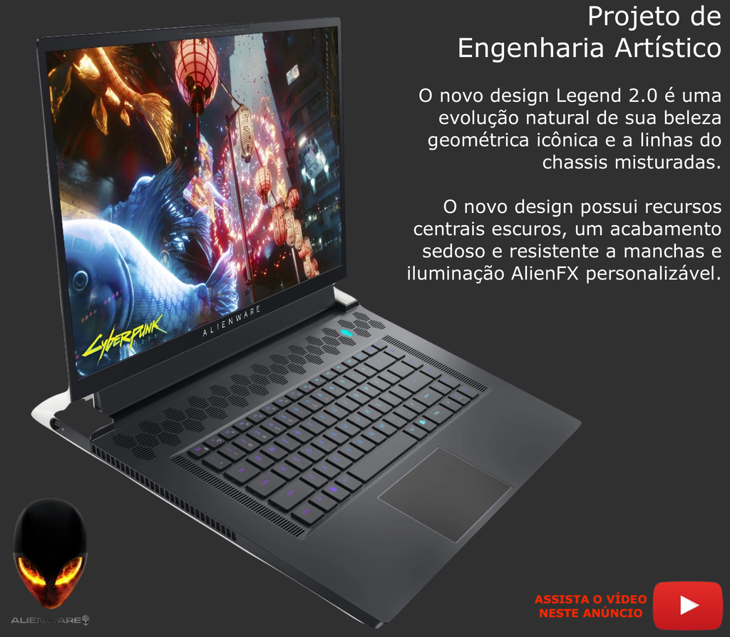 Alienware x17 R2 Gaming Laptop QHD Display l Cor Lunar Light l 1.5 - 5. ...