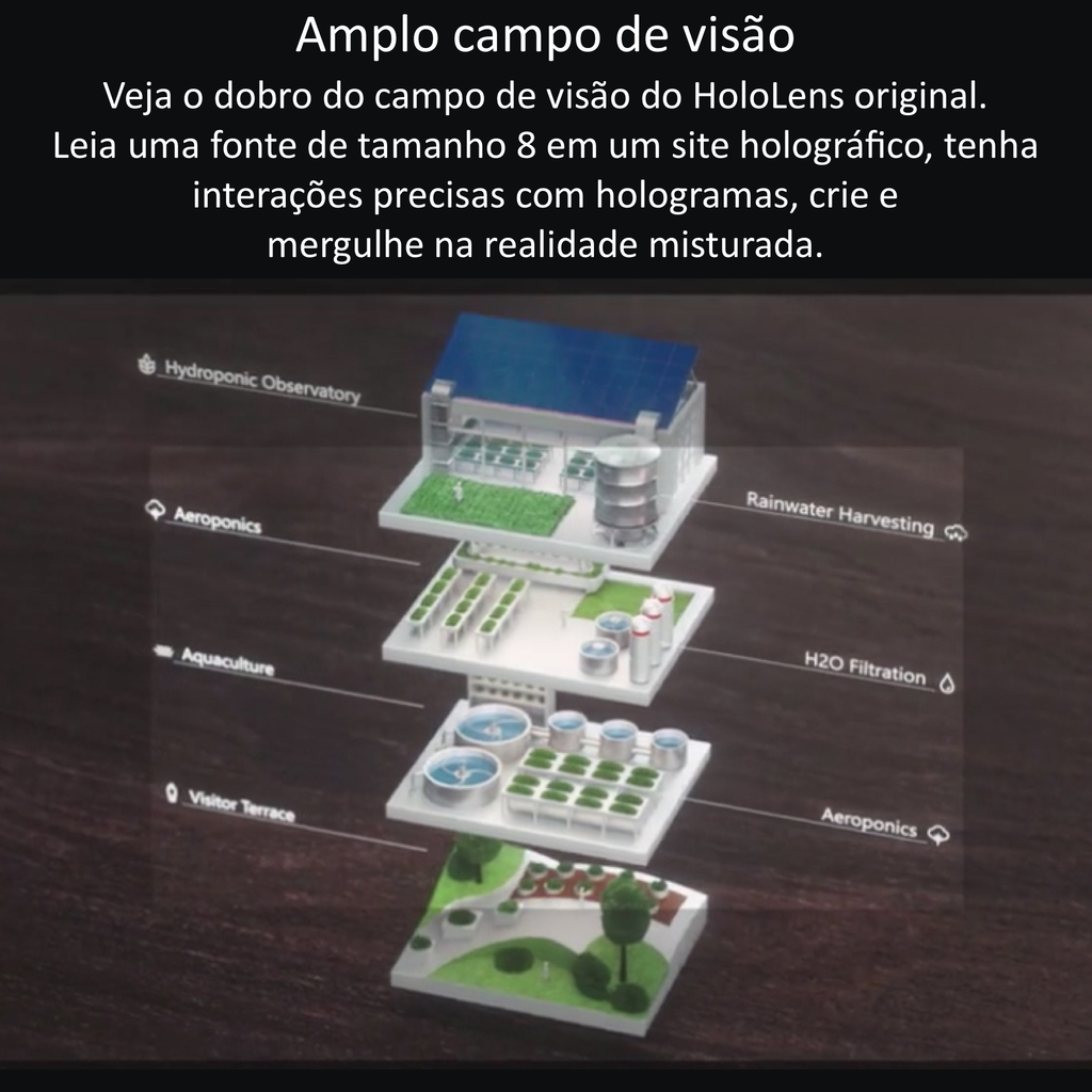 Microsoft Hololens 2 VR Mixed Reality Headset , Também disponíveis ...