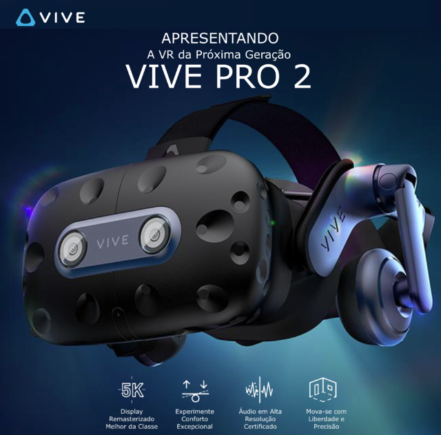 HTC VIVE Pro 2 VR OFFICE FULL Kit - Loja do Jangão