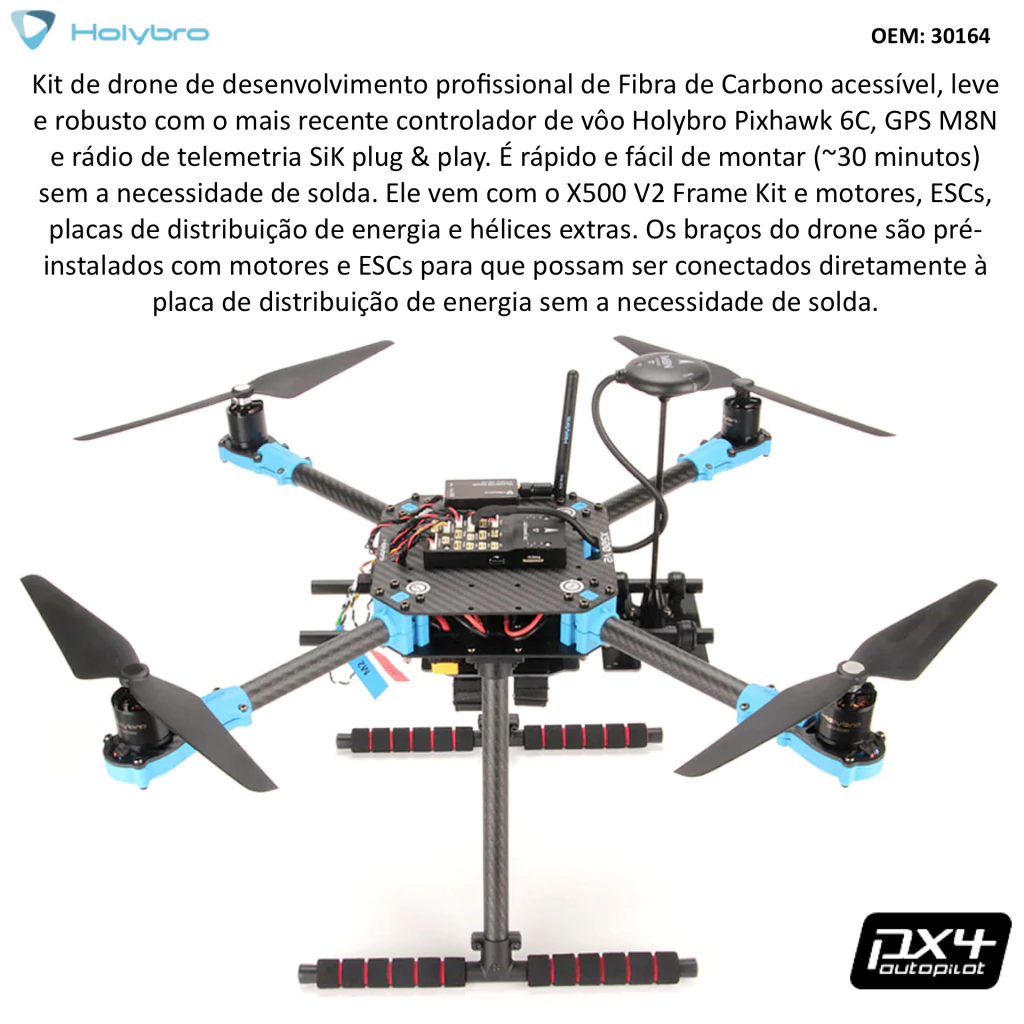 Holybro PX4 Development Kit X500 v2 Kit de Drone de desenvolvimento ...