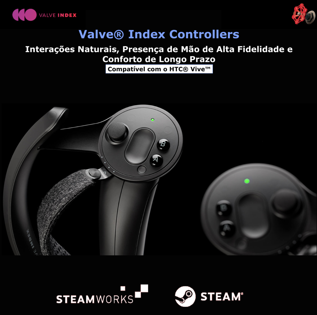 Valve Index VR Controllers - Comprar em Loja do Jangão