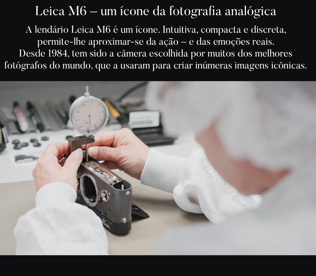 Leica M6 Analog Rangefinder Telêmetro Camera (35mm) l M bayonet l 16 ...
